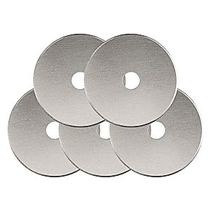 Fiskars 95287097J Rotary Cutter Replacement Blades, 45mm , 5 Pack