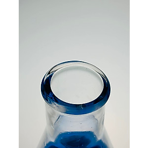 LUERFLEX 1000ML 32OZ Filtering Flasks Borosilicate Glass Conical Erlenmeyer Flask Pack of 1