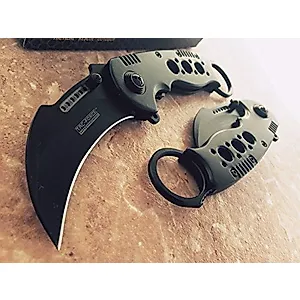 TAC-FORCE Spring Assisted G'Store Opening Knives Black KARAMBIT CLAW Rescue Pocket Knife 6 product ratings