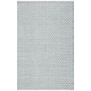 SAFAVIEH Boston Collection 6' x 9' Grey BOS680E Handmade Flatweave Cotton Area Rug