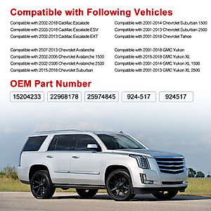 WMPHE Spare Tire Hoist Replacement for 22968178 924-517 15204233 25974845 Compatible with Chevy Avalanche Suburban 1500 2500 Tahoe Cadillac Escalade ESV EXT GMC Yukon XL Spare Tire Carrier Winch