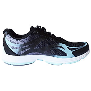 Ryka Women's Devotion Plus 2 Black/Mint Walking Shoe 8.5 W