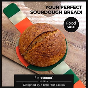 1 Silicone Bread Sling for Dutch Oven - Reusable Bread Mat - Heat Resistant Dutch Oven Liners w/Long Handles - Non-Stick Bread Silicone Mat - Easy to Clean Sourdough Bread Baking Supplies