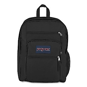 JanSport Big Student Backpack-School, Travel, or Work Bookbag-with 15-Inch-Laptop Compartment, Black, One Size