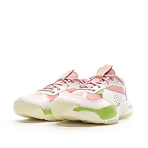 Nike Air 200E GS Girls Shoes Size 5.5, Color: White/Vivid Green/Elemental Pink