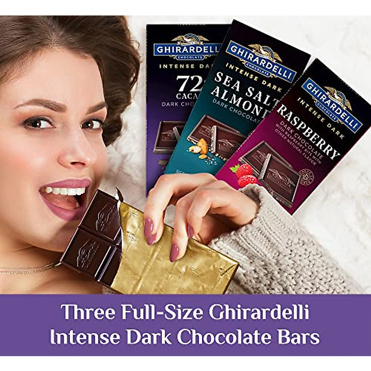 Ghirardelli Chocolate Grand Dessert Gift Basket by A Gift Inside, 1 Count, 3 pounds