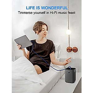 NC XQIN Headphone Extension Cable 1ft, 3.5mm Extension Nylon Braided Aux Extension Cable 3.5mm Audio Cable Extension 3.5mm Male to Female Audio Stereo Cable Compatible with Headphone Speaker