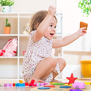 Kimuvin Wooden Alphabet Puzzles, ABC Puzzle Board for Toddlers 3-5 Years Old, Preschool Boys & Girls Educational Learning Letter Toys, Sturdy Wooden Construction