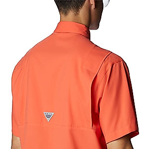 Columbia Men's Standard Tamiami II Short Sleeve Shirt, Corange, Medium