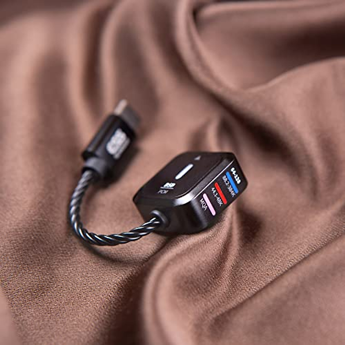 Whizzer DA1Cube Portable DAC Headphone Amplifier adaptive for Android, iOS and PC: Support 32bit/384kHz、DSD128(DoP)、MQA×8 - ESS9281C Pro DAC - Cross-Platform Compatibility - Output Level ：55mW@32Ω