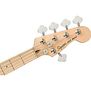Squier Affinity Series 5-String Jazz Bass, Olympic White, Maple Fingerboard