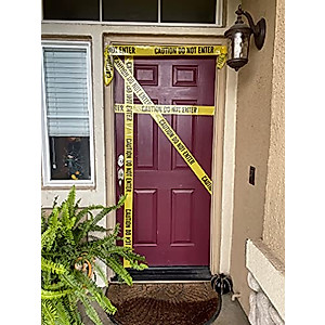 Swanson Tool Co., Inc BT30CAU2 Disposable Barricade Tape, 3 in W Ft L X 2 Mil T, Caution, Polyethylene, 300 Feet, Yellow & Black Print