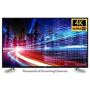 RCA 65-inch 4K UHD Roku Smart Flat Screen LED TV, 2022 Model,Black