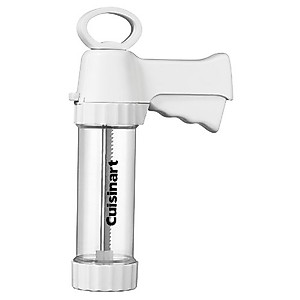 Cuisinart Cookie Press with 18 Discs and 6 Decorating Tips, White