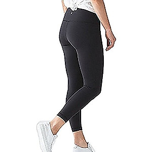 Lululemon High Times Pant Full On Luon 7/8 Yoga Pants (Black, 4)