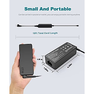 65W 60W USB Type C Charger for Dell Latitude 5420 5520 7420 5530 7430 5430 7410 5320 7320 7340 7530 9430 for Dell Chromebook 3100 3110 2 in 1 XPS 13 Plus 9320 LA65NM190 HA65NM190 AC Power Adapter