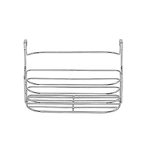 Spectrum Diversified Duo Over-the-Cabinet Towel Bar and Small Basket, Large, Chrome