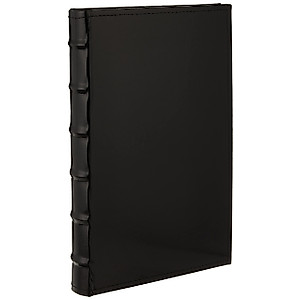 Pioneer Sewn Bonded Leather BookBound Bi-Directional Photo Album, Holds 300 4x6" Photos, 3 Per Page. Color: Black.