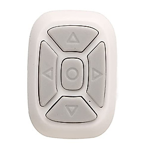 App Page Turner, Low Power Consumption USB Rechargeable 5.3 Remote Control Scrolling Long Battery Life for Cell Phone (White)