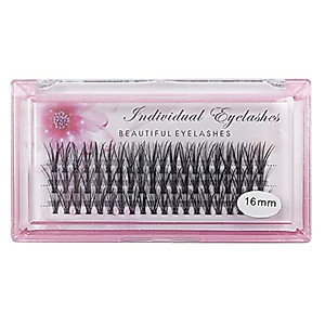 Bodermincer Grafting False Eyelashes 20D Soft 0.07 C Curl Lash Clusters Lash Extension Kit Individual Eyelashes Silk False Eye Lashes Extensions (16mm)