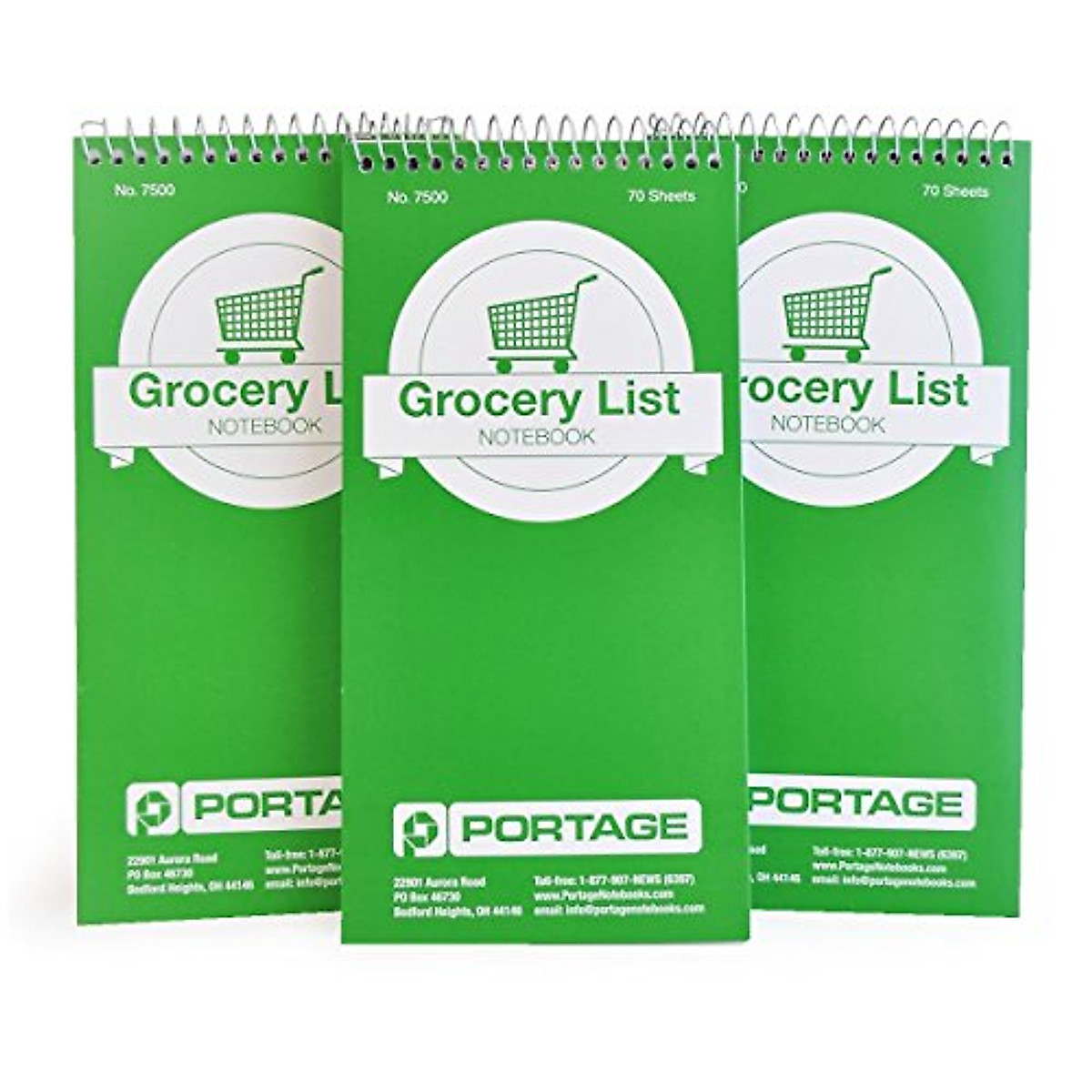 Portage Grocery List Notepad - Organize Your Shopping