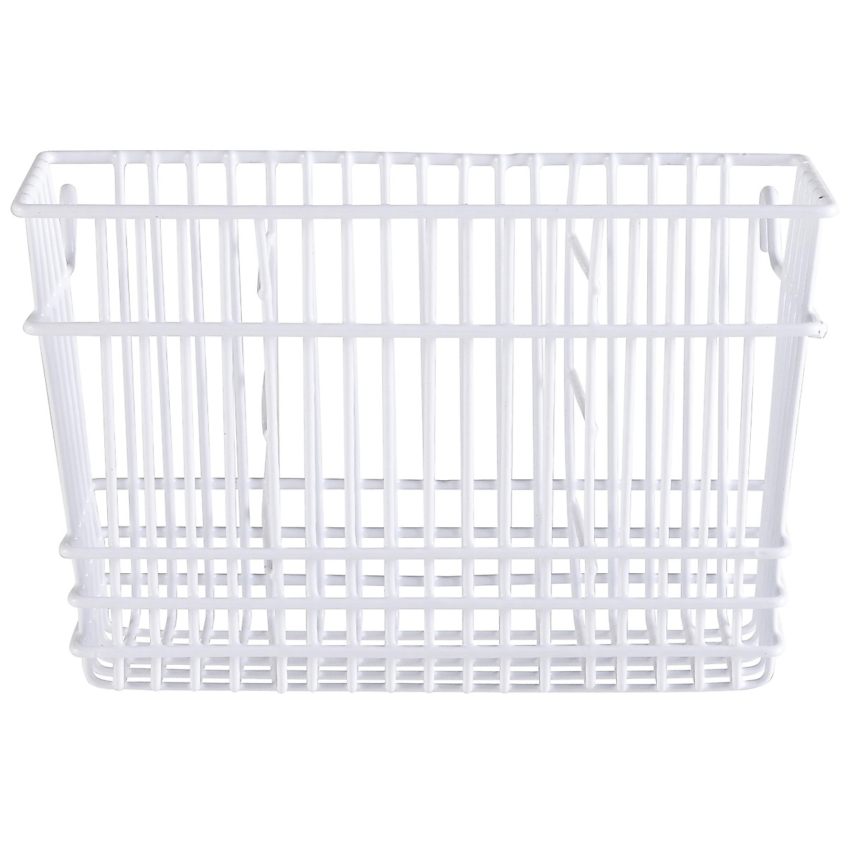 Kitchen Details Free Standing Utensil & Cutlery Holder Basket, Good for Countertops, Cabinets, Outdoor, Table Top, White