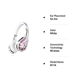 Monster Aria ANC Wireless Headphones On-Ear, Active Noise Cancelling Bluetooth Headphones, Ambient Sound, Built-in Mic, Clear Talk & Stereo Sound, 30H Playtime, Birthday Gift for Women Girl