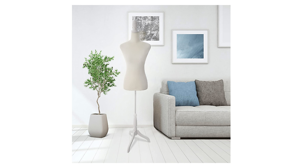 Adjustable Mannequin Body Torso Stand 58-67 Inch Female Dress Form