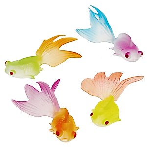 US Toy Glow in The Dark Goldfish Party Accessory (12 Count)
