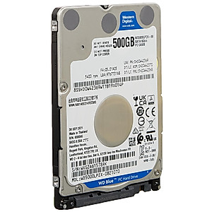 WD Blue WD5000LPZX 500 GB Hard Drive - 2.5" Internal - SATA (SATA/600)