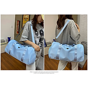 Gym Bag for Women Sports Tote Travel Bags Carry On with Shoe Compartment for Weekender Tennis Baseball Yoga School