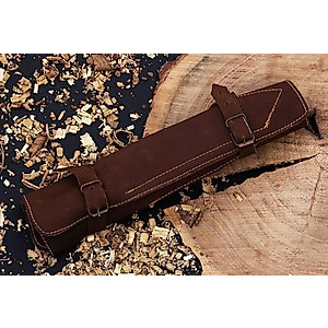 Vintage Blacksmith/Handmade Damascus Hunting Knife - fixed Blade Hunting Knife with Sheath Handmade Damascus Chef Knives Set of 4 pcs