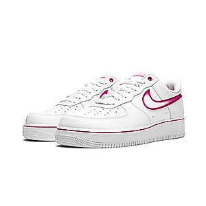 Nike Women's WMNS Air Force 1 '07 "Airbrush Pink, White/Fireberry, 6W
