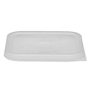 Cambro SFC2SCPP Cambro Square Seal Lid for 2 and 4 Qt. Capacity Clear Camwear Containers
