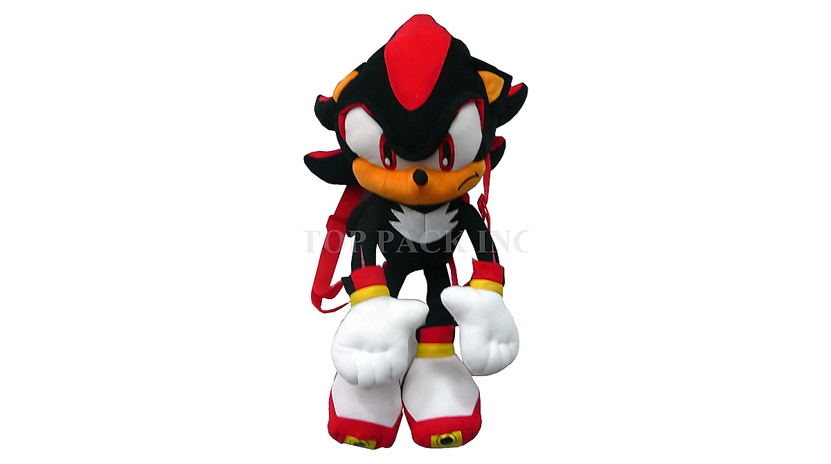 Sonic The Hedgehog Shadow Plush Backpack - 24 Inch