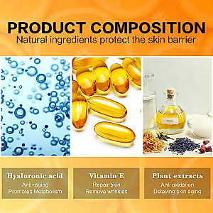 Vitamin C Serum for Face with Hyaluronic Acid to Rejuvenate Face And skin Best Serum for Anti Aging with Natural Ingredients Dark Circles Anti Wrinkl Fine Lines and Sun Damage Corrector