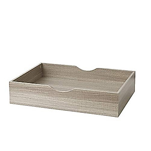 DormCo The Storage MAX - Underbed Wooden Organizer with Wheels - Natural