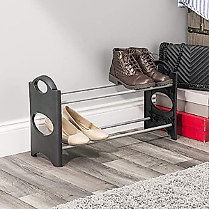 Sunbeam Home Basics 2-Tier Shoe Rack