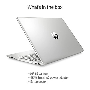 HP 2022 Newest Notebook Laptop, 15.6" Full HD 1080P Touchscreen, 11th Gen Intel Core i3-1115G4 Processor, 8GB RAM, 256GB SSD, HDMI, Webcam, Wireless-AC Wi-Fi 5, Bluetooth 4.2, Windows 11 Home, Silver