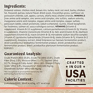 Merrick Healthy Grains Premium Adult Dry Dog Food, Wholesome And Natural Kibble With Salmon And Brown Rice - 4.0 lb. Bag