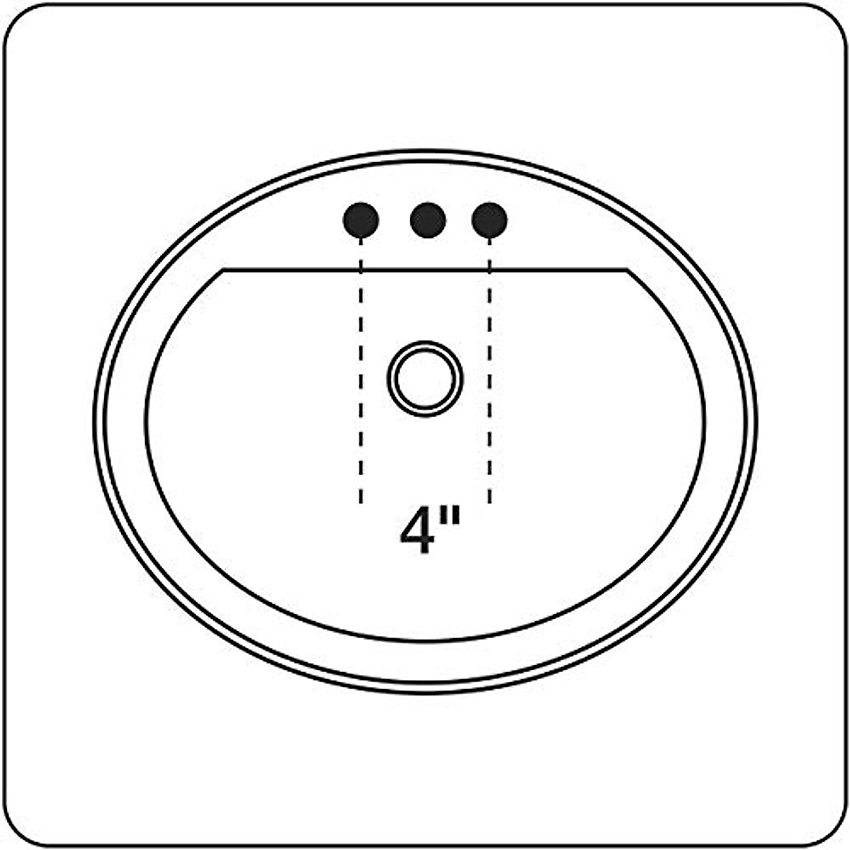 Bathroom Faucet by KOHLER, Bathroom Sink Faucet, Alteo Collection, Centerset Faucet, Polished Chrome, K-45100-4-CP