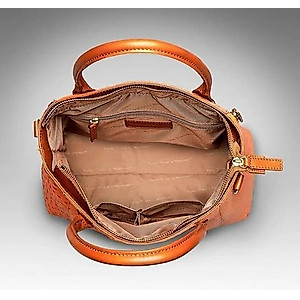 Gun Toten Mamas Ostrich Debossed Cowhide Tote Bag, Black, One Size