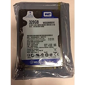 WD3200BEVE-00A0HT0, DCM HHCT2HNB, Western Digital 320GB IDE 2.5 Hard Drive