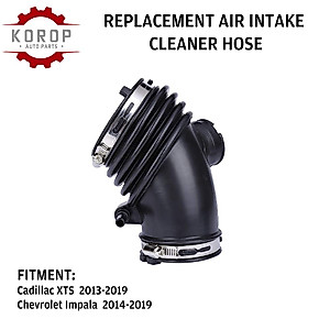 Air Intake Hose Fits for Cadillac XTS 3.6L 2013-2019, for Chevrolet Impala 3.6L 2014-2019,Intake Boot Tube Duct Replaces # 22935937,22887315,20885923