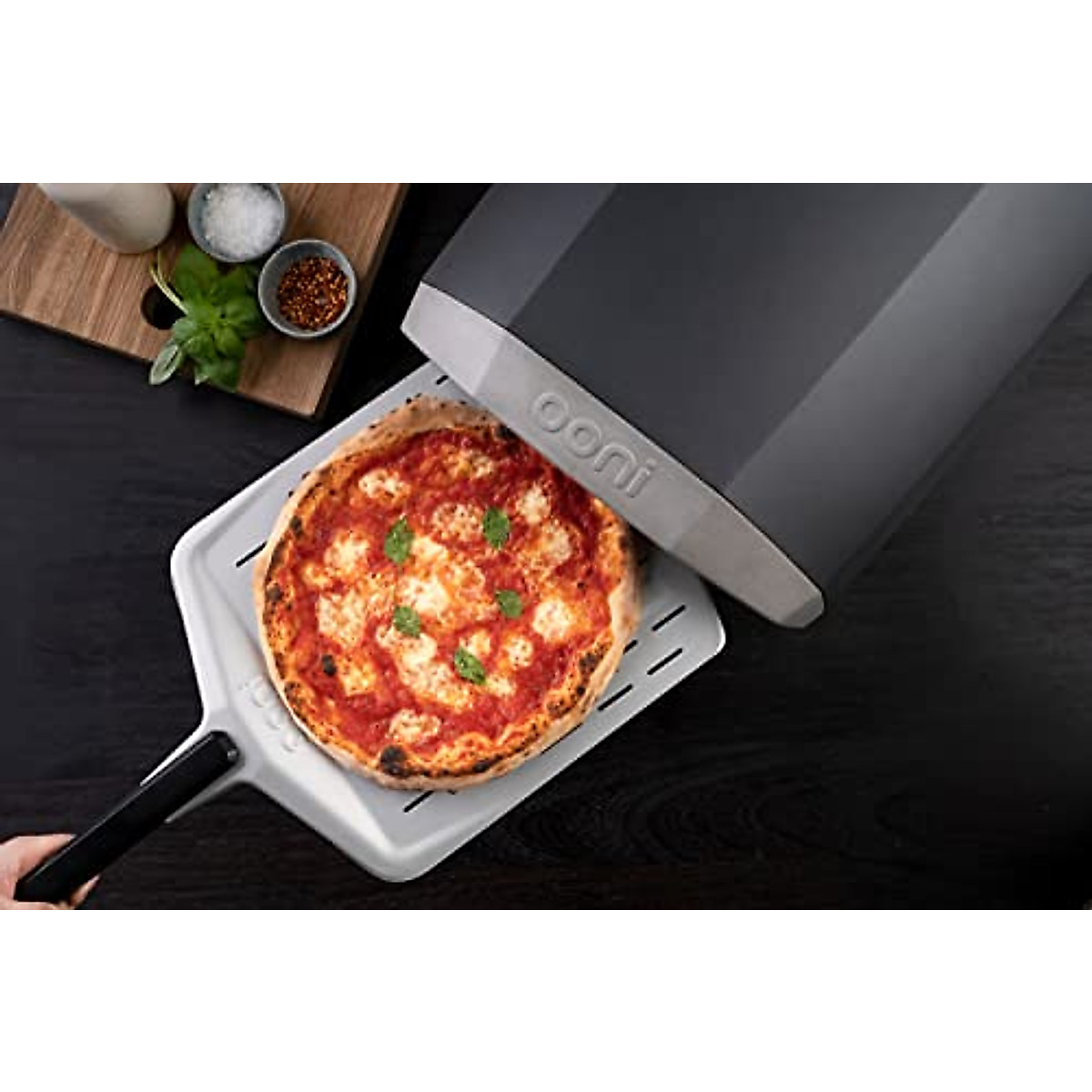 Ooni Koda 12 Gas Pizza Oven Bundle - Ooni Koda 12 Gas Pizza Oven + Ooni 12" Perforated Pizza Peel - Outdoor Pizza Oven with Perforated Pizza Peel Included for Authentic Stone Baked Pizzas