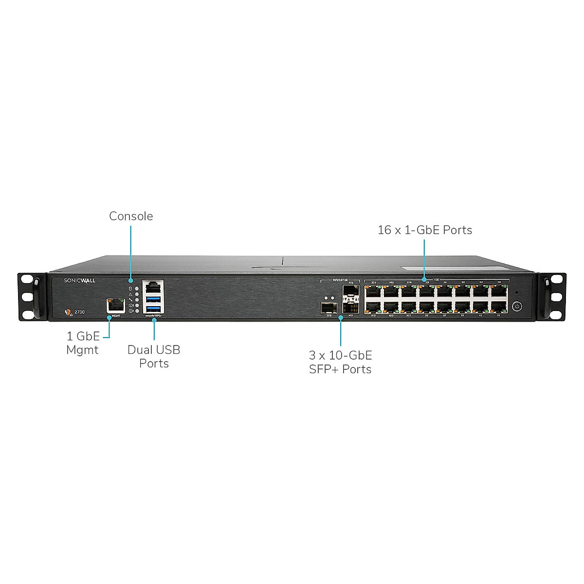 SonicWall 3YR NSA 2700 Secure Upgrade Plus - Advanced Edition (02-SSC-8200)