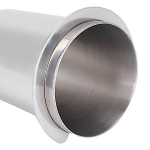 Coffee Dosing Cup, 51mm Stainless Steel Coffee Machine Handle Dosing Mug Coffee Powder Feeder Part