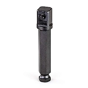 Rauckman Utility Product Impact Adapter - 1/2" Square Extension, 7/16" Hex Size - For 1/2" Drive Impact Sockets & Socket Sets - Built Tough With High Strength Alloy Steel