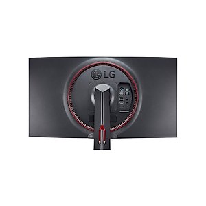 LG 34” 34GN85B-B Nano IPS 1 ms QHD Curved Ultragear™ Gaming Monitor with 160Hz Refresh Rate, VESA Display HDR400, AMD FreeSync™ Premium & G-SYNC Compatible