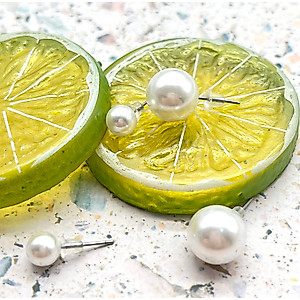 WAINIS 20 Pairs 2-10mm Round Imitation Pearl Earrings Composite Pearls Ball Stud Earrings Mixed Sizes Pearl earrings Set Jewelry